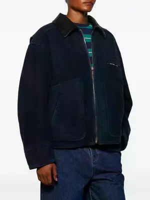 Miu Miu Leather-collared Padded Jacket