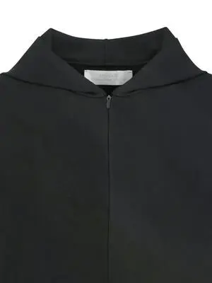 AMOMENTO Knit Half Zip-up Hoodie