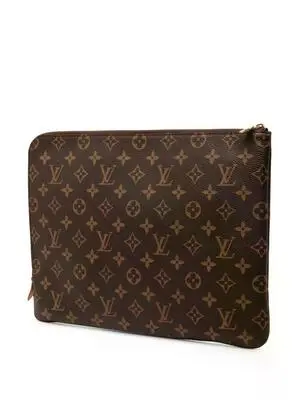 LOUIS VUITTON 2018 Monogram Etui Voyage Mm - Brown