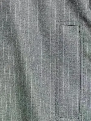 American Vintage Striped Zip-up Jacket