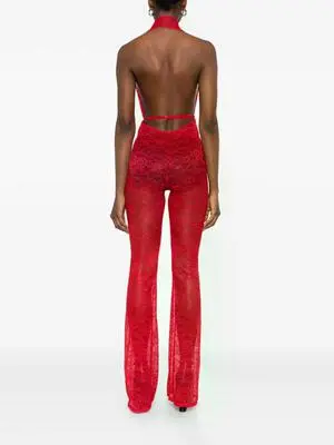 Alchemy Fashions Lace Jumpsuit - Red