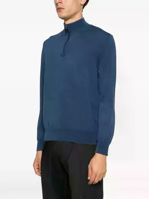 Canali Zip-neck Sweater