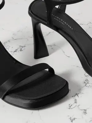 Stella McCartney Satin Platform Sandals
