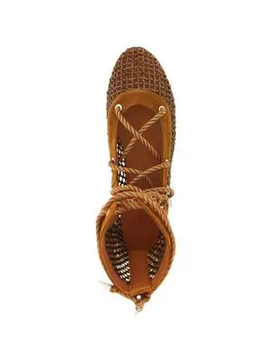 KIKO KOSTADINOV Reticella Suede Ankle Boots - Brown