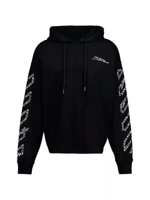 Off-White Arrow Diag Loose Hoodie - Black