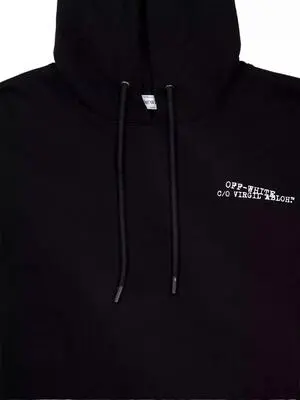 Off-White Arrow Diag Loose Hoodie - Black