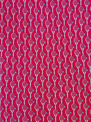 FERRAGAMO Tennis-print Silk Neck Tie