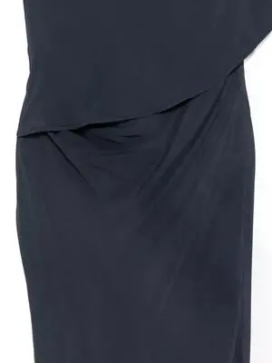 SEMICOUTURE One-shoulder Draped Maxi Dress