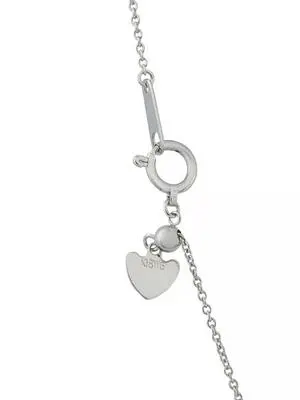 LB EXCLUSIVE 18k White Gold Diamond Heart Pendant Necklace