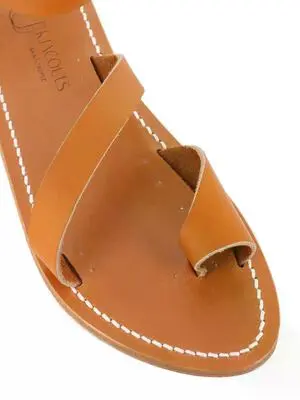 K.JACQUES Hecatea Leather Sandals - Brown