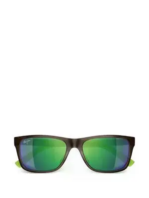 Maui Jim Kōwelo Square-frame Sunglasses - Brown
