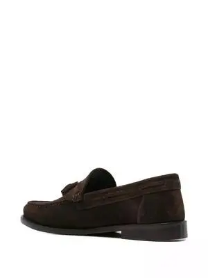 Corneliani Tassel Leather Loafers