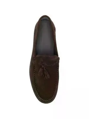 Corneliani Tassel Leather Loafers