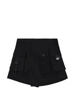 Izzue Logo-patch Shorts - Black