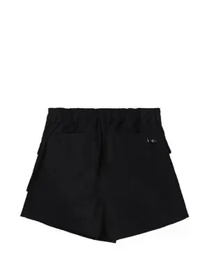 Izzue Logo-patch Shorts - Black