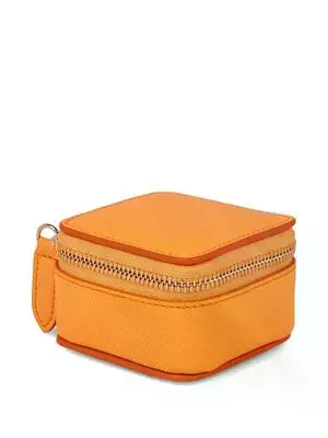 Smythson Small Panama Square Zip Trinket Case