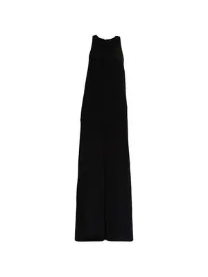 DONDUP Loose-fit Crepe Sleeveless Jumpsuit - Black