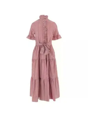 F.IT Striped Dress - Red
