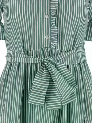 F.IT Striped Pattern Dress - Green