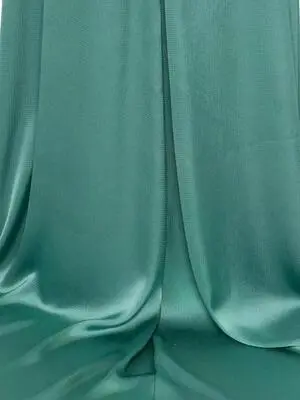 AIRE Gathered V-neck Maxi Dress