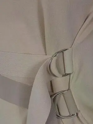 PIERANTONIOGASPARI Draped Belted Top - Neutrals
