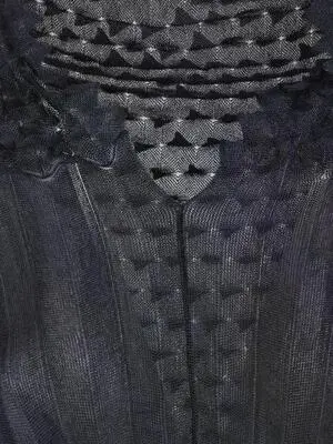 PIERANTONIOGASPARI Textured Short-sleeves Top