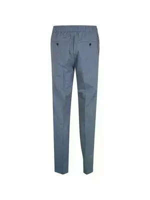 Incotex Drawstring Pleated Trousers - Blue