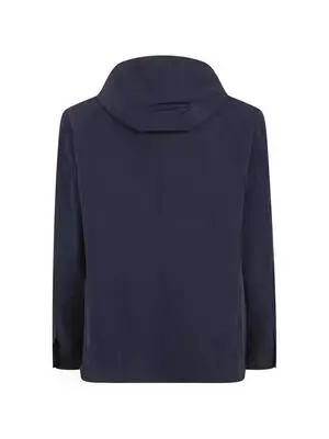 MOORER Hooded Jacket - Blue