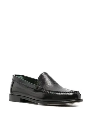 VINNY'S Textured-detail Loafers