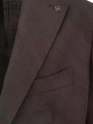 Tagliatore Single-breasted Blazer - Brown