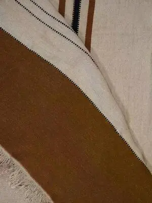 Libeco Foundry Stripe-detail Throw