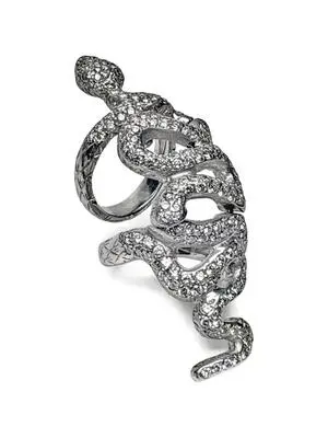 REWIND VINTAGE AFFAIRS 18k Loree Rodkin Coiled Snake Ring