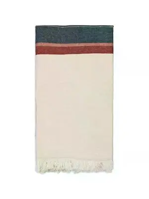 LIBECO Striped Linen Throw