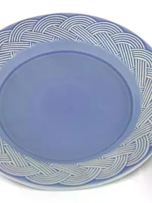 HOUSE OF CAPRICORN Vime Woven Ceramic Plate