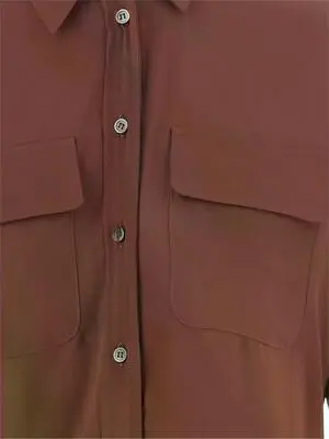 F.IT Flap-pockets Buttoned Shirt - Brown