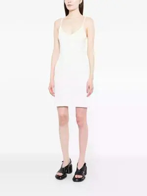 CFCL Portrait Mini Dress - Neutrals