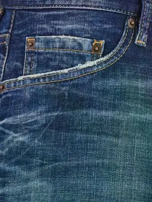 Dsquared2 Frayed Denim Shorts - Blue