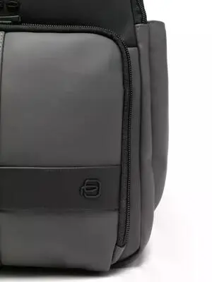 PIQUADRO Water-resistant Panelled Backpack
