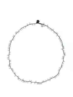 MARIA CALDERARA Beaded-effect Necklace - Black