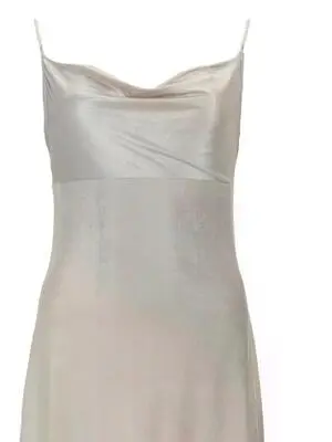 Versace Spaghetti Straps Mini Dress - Neutrals