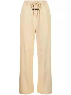 Fear Of God Logo-patch Drawstring-waistband Trousers