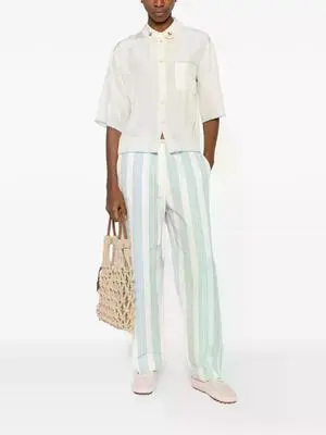 FORTE_FORTE Scallop-trim Shirt