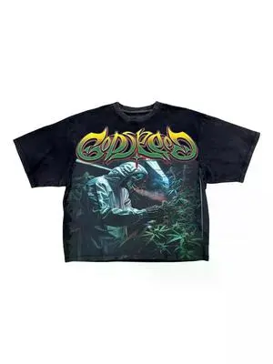 GODSPEED Indoor Ice Graphic-print T-shirt - Black