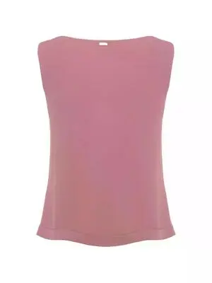 Herno Sleeveless V-neck Blouse - Pink
