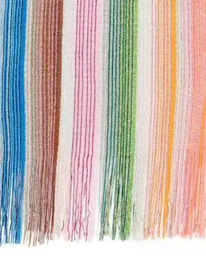Missoni Multicolour Striped Scarf - Blue