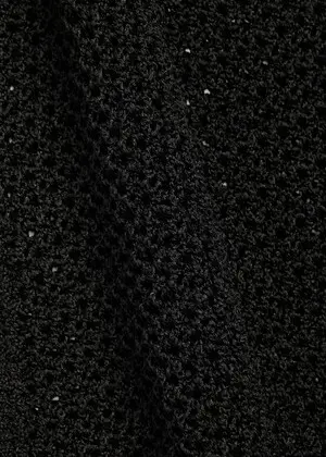 DELOS Lyra Open-knit Maxi Dress
