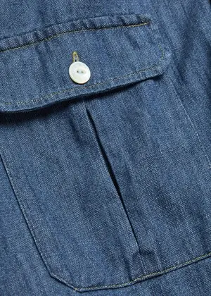DRAKE'S Chambray Shirt