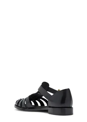 Church's Kelsey Woven Leather Sandals - Black