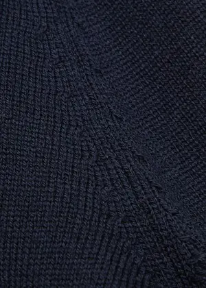 DRAKE'S Merino Wool Polo Jumper