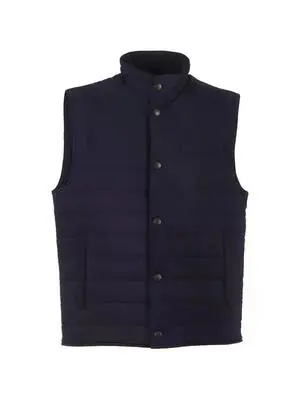 Fay Button Detailed Vests For Men